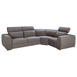 Xlmoebel Ecksofa Modern Sofa Ecksofa Wohnlandschaft Wohnzimmer, 1 Teile, Hergestellt In Europa, grau, Lange Seite Links - vor dem Sofa stehend, Grau