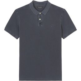 Marc O'Polo MARC O'POLO Herren Poloshirt, blau, Gr. XL, Piqué, Obermaterial: 100% Baumwolle, Shirts, mit dezenter Logostickerei