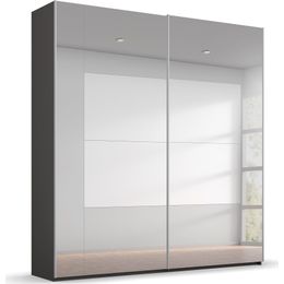 Schwebet&uuml;renschrank Rauch, B:181cm H:223cm T:68cm, grau, Holzwerkstoff, Schr&auml;nke, "X-tend", inkl. Inneneinteilung mit 4 Stoffkisten sowie