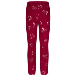 SALT & PEPPER SALT AND PEPPER Jungen Thermoleggings "AOP Horses", lila, Gr. 92, bedruckt, 65% Polyester, 30% Baumwolle, 5% Elasthan, Hosen, mit tollem