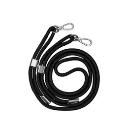 Jalouza Handykette Handykordel Noa Pro universal universal, stufenlos verstellbar, universal, sichere Verschlüsse, schwarz|silberfarben