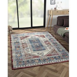 Teppich, B:170cm H:6mm L:240cm, bunt, MyFlair M&Ouml;BEL & ACCESSOIRES, Polypropylen (PP), Wohnzimmer, Teppiche, "Elfi 1", Flachgewebe, im modernem Used