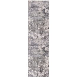 L&auml;ufer FLAIR RUGS, B:80cm H:10mm L:300cm, grau, Kunstfaser, Flur, Teppiche, "Wonderlust", fu&szlig;bodenheizungsgeeignet, mehrfarbig, Vintage Design,