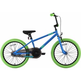 Bikestar BMX-Rad "BMX", 26cm, 20 Zoll (50,80cm), blau, Fahrräder