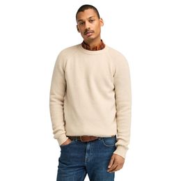 Timberland Herren Strickpullover "RagLan SLeeve Crew Neck Sweater", beige, Gr. XXXL, Strick, Obermaterial: 80% Wolle, 20% Nylon, Pullover