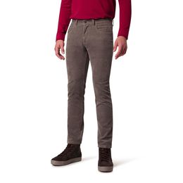 Herren Cordhose "RANDO", silber, Gr. 38, Pioneer Authentic Jeans, unifarben, Web, Obermaterial: 98% Baumwolle, 2% Elasthan, Hosen, im Five-Pocket
