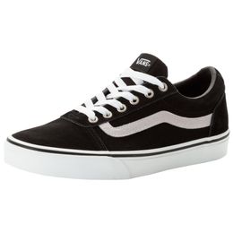 Vans Damen Sneaker "Ward", Gr. 38, schwarz, Leder, Synthetik, Schuhe