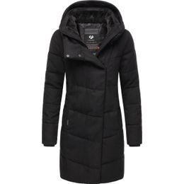 Ragwear Damen Wintermantel "Pavla Coat", schwarz, Gr. M, Obermaterial: 100% Polyester, Innenfutter: 100% Polyester, Wattierung: 100% Polyester,