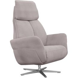 Relaxsessel Alina, B:84cm H:117cm T:90cm, grau, Struktur fein XBO (100% Polyester), Wohnzimmer, Sessel, "Thimo", in Gr&ouml;&szlig;e L, Liegefl&auml;che 185cm,