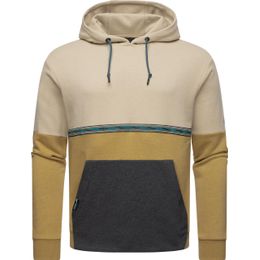 Ragwear Herren Hoodie "Blocky Hoody", beige, Basic, Gr. XXXL, Sweatware, Obermaterial: 70% Baumwolle, 30% Polyester, Sweatshirts, Sportlicher Herren