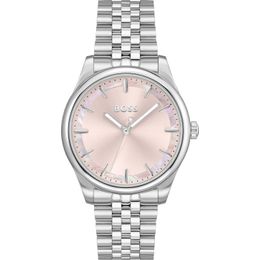 BOSS Damen Quarzuhr "GRACEFUL", silber, Armbanduhren, Armbanduhr, Damenuhr, Edelstahlarmband, analog