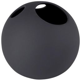 M&ouml;ve Zahnb&uuml;rstenhalter M&Ouml;VE, H:10,5cm L:10,5cm, grau, Keramik, Zahnputzbecher, aus beschichteter Keramik