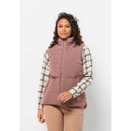 Jack Wolfskin Damen Funktionsweste "WHITE FROST VEST W", rosa, Gr. M, OBERSTOFF 100% POLYAMID FUTTER 100% POLYESTER F&Uuml;LLUNG 100% POLYESTER, Westen
