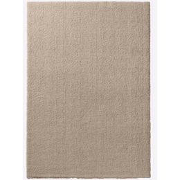 Teppich HEINE HOME, B:60cm H:22mm L:115cm, beige, Kunstfaser, Polyester, Teppiche