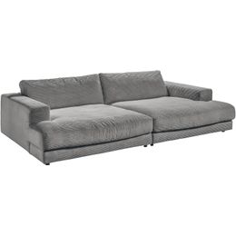 Loungesofa Places of Style, B:290cm H:85cm T:170cm, grau, 88% Polyester, 12% Polyacryl, Sofas, "Enisa, B/T/H: 290/170/85 cm", Zeitloses und