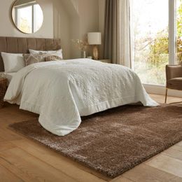 Hochflor-Teppich FLAIR RUGS, B:120cm H:40mm L:170cm, grau, Kunstfaser, Teppiche, "Velvet"