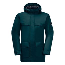 Jack Wolfskin Herren Funktionsparka "WINTERLAGER PARKA M", blau, Gr. M, Hauptmaterial: 100% Polyester; Futter: 100% Polyester (recycled); F&uuml;llung: