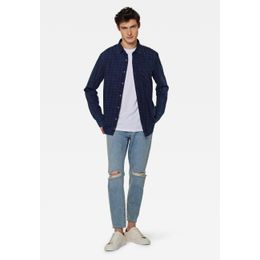 Mavi Herren Langarmhemd "CHECK SHIRT", blau, Gr. M, kariert, Stoff, 100% Baumwolle, Hemden, Karohemd