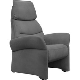 Relaxsessel Alina, B:84cm H:114cm T:88cm, grau, Struktur fein XBO (100% Polyester), Wohnzimmer, Sessel, "Savin", in Gr&ouml;&szlig;e M, Liegefl&auml;che 180cm,