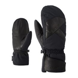 Ziener Damen Skihandschuhe "GETTERO AS AW MITTEN", schwarz, Gr. 10, Materialmix, Handschuhe