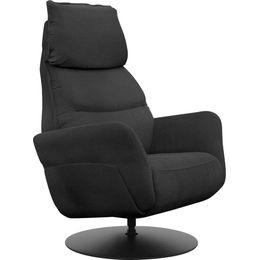 Relaxsessel Alina, B:84cm H:114cm T:86cm, schwarz, Struktur fein XBO (100% Polyester), Wohnzimmer, Sessel, "Thimo", in Gr&ouml;&szlig;e S, Liegefl&auml;che 178 cm,