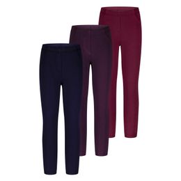SALT & PEPPER SALT AND PEPPER Jungen Thermoleggings "Basic", blau, Gr. 98, unifarben, 65% Polyester, 30% Baumwolle, 5% Elasthan, Hosen, im praktischen 3er-Pack