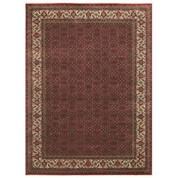 L&auml;ufer, B:80cm H:20mm L:200cm, rot, OCI DIE TEPPICHMARKE, Wolle, Flur, Teppiche, "Kamaro Herati", reine Wolle, hochwertig handgekn&uuml;pft, mit Fransen