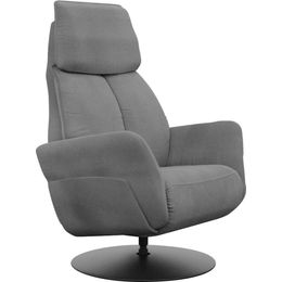 Relaxsessel Alina, B:84cm H:114cm T:86cm, grau, Struktur fein XBO (100% Polyester), Wohnzimmer, Sessel, "Thimo", in Gr&ouml;&szlig;e S, Liegefl&auml;che 178 cm,