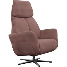Relaxsessel Alina, B:84cm H:114cm T:88cm, braun, Struktur fein XBO (100% Polyester), Wohnzimmer, Sessel, "Thimo", in Gr&ouml;&szlig;e M, Liegefl&auml;che 180cm,