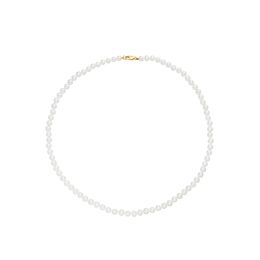 Firetti Damen Perlenkette "Schmuck Geschenk Gold 375 Halsschmuck Halskette Perle", 5, Gelbgold 375 Perlen, L: 40, gold, Gelbgold 375, Perlen,