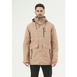 WHISTLER Herren Parka "Buron", braun, Gr. S, unifarben, 100% Polyester, Jacken, mit komfortablem Langschnitt