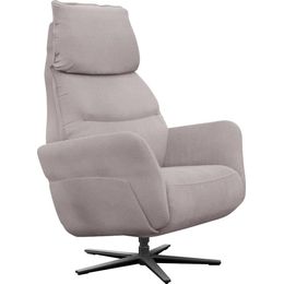 Relaxsessel Alina, B:84cm H:117cm T:90cm, grau, Struktur fein XBO (100% Polyester), Wohnzimmer, Sessel, "Thimo", in Gr&ouml;&szlig;e L, Liegefl&auml;che 185cm,