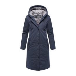 Marikoo Damen Winterjacke "Ledalaa", blau, Gr. M, Obermaterial: 55% Polyester, 45% Nylon; Innenseite: 100% Polyester; Futter: 100% Polyester;