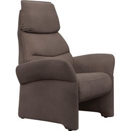 Relaxsessel Alina, B:84cm H:114cm T:88cm, braun, Struktur fein XBO (100% Polyester), Wohnzimmer, Sessel, "Savin", in Größe M, Liegefläche 180cm,