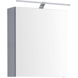 Spiegelschrank Optifit, B:60cm H:74cm T:17,6cm, blau, Holzwerkstoff, Badezimmer, Schr&auml;nke, "Bern"
