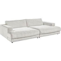 Loungesofa Places of Style, B:290cm H:85cm T:170cm, grau, 88% Polyester, 12% Polyacryl, Sofas, "Enisa, B/T/H: 290/170/85 cm", Zeitloses und