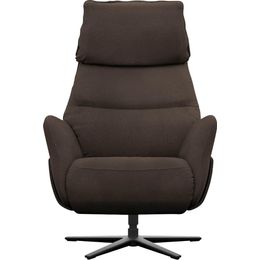 Relaxsessel Alina, B:84cm H:117cm T:90cm, braun, Struktur fein XBO (100% Polyester), Wohnzimmer, Sessel, "Thimo", in Gr&ouml;&szlig;e L, Liegefl&auml;che 185cm,