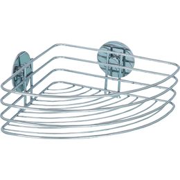 Eckregal Wenko, B:20cm H:10,5cm T:26,5cm, silber, Stahl, Badezimmer, Regale, "Eckablage"