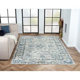 Teppich, B:200cm H:8mm L:290cm, braun, MyFlair MÖBEL & ACCESSOIRES, Polyester, Wohnzimmer, Teppiche, "My Heriz 3", Kurzflor, klassisches Orient