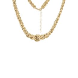 Firetti Damen Goldkette "Schmuck Geschenk Gold 585, Rosenkette, ca. 14,5 breit", Gelbgold 585, L: 47 B: 14,5mm, gold, Gelbgold 585, B:14,5mm,