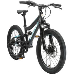 Bikestar Jugendfahrrad, 30cm, 20 Zoll (50,80cm), schwarz, Fahrräder