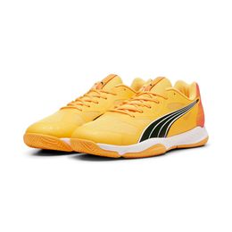Puma Herren Hallenschuh "ELIMINATE TURBO", Gr. 42, orange, Textil, Schuhe