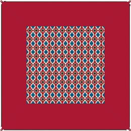 BENT Outdoorteppich "Carpet oriental/ -Caribbean", B : 250cm 1 Stk., 4mm, L: 250cm, rot, Teppiche, PFC frei