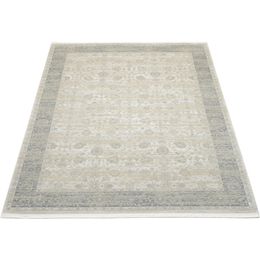 Teppich, B:240cm H:8mm L:340cm, beige, OCI DIE TEPPICHMARKE, Polyacryl, Viskose, Wohnzimmer, Teppiche, "HORUS NIMA", 3-D Optik, Vintage Optik, feine