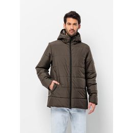 Jack Wolfskin Herren Funktionsjacke "DEUTZER LONG JKT M", braun, Gr. XL, Hauptmaterial: 100% Polyester (recycled); Futter: 100% Polyester (recycled);
