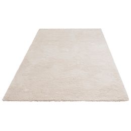 Hochflor-Teppich my home, B:200cm H:25mm L:300cm, beige, Kunstfaser, Teppiche, "Microfaser Teppich Magong, besonders weich, sehr feiner Flor", uni,