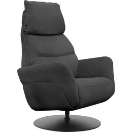 Relaxsessel Alina, B:84cm H:114cm T:88cm, schwarz, Struktur fein XBO (100% Polyester), Wohnzimmer, Sessel, "Thimo", in Größe M, Liegefläche 180cm,