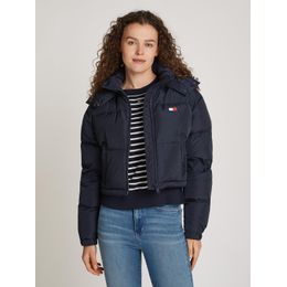 Tommy Jeans Damen Steppjacke "TJW CRP ALASKA PUFFER", blau, Gr. XL, unifarben, Web, Obermaterial: 100% Polyester. Futter: 100% Polyester, Jacken, mit