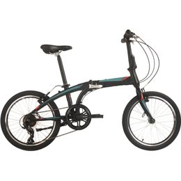 KS-Cycling KS CYCLING Faltrad "Yachter", 29cm, 20 Zoll (50,80cm), schwarz, Fahrräder
