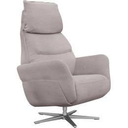 Relaxsessel Alina, B:84cm H:117cm T:90cm, grau, Struktur fein XBO (100% Polyester), Wohnzimmer, Sessel, "Thimo", in Gr&ouml;&szlig;e L, Liegefl&auml;che 185cm,